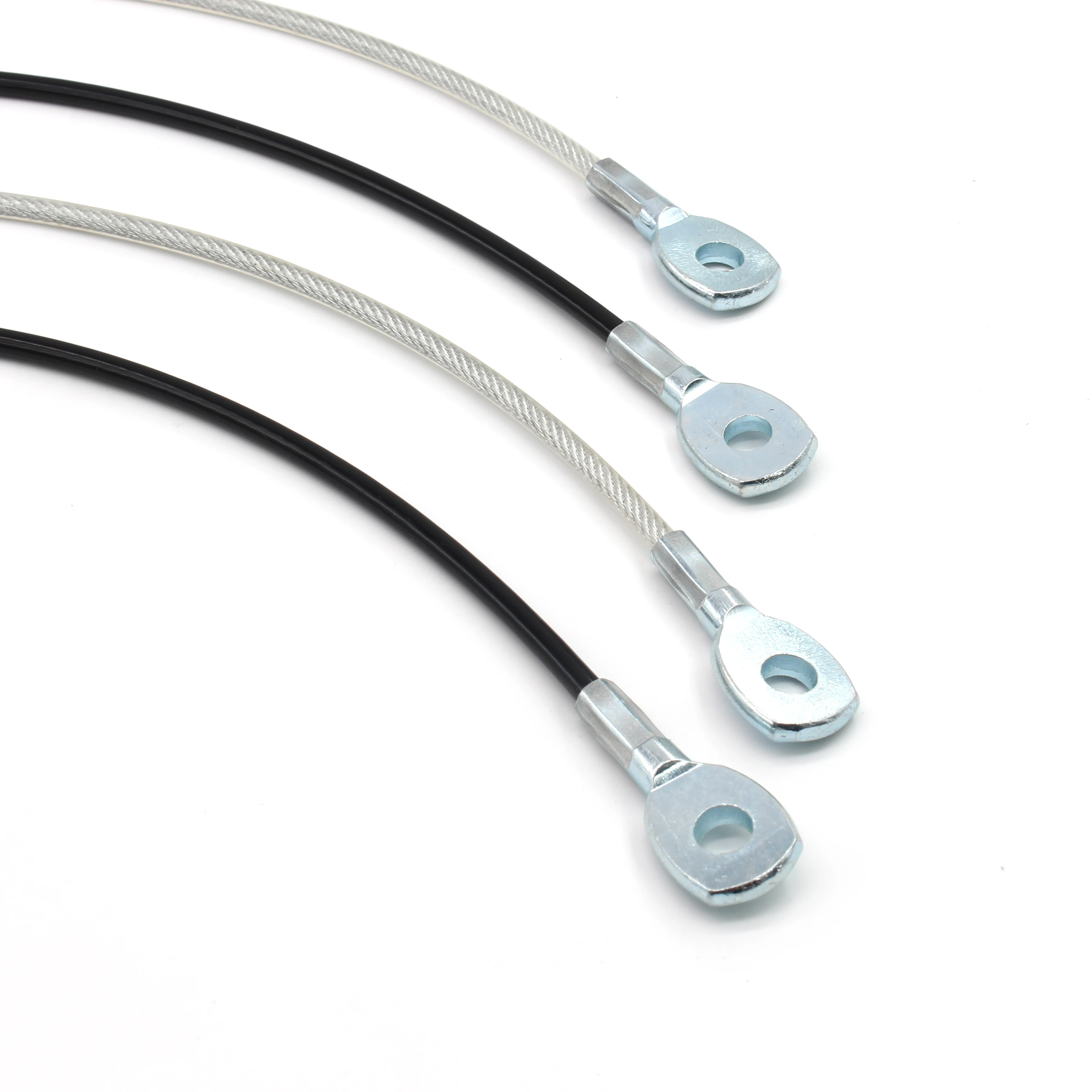 High Tension Wire Rope Slings Loop Eye Pvc Coated Steel Cable With ...