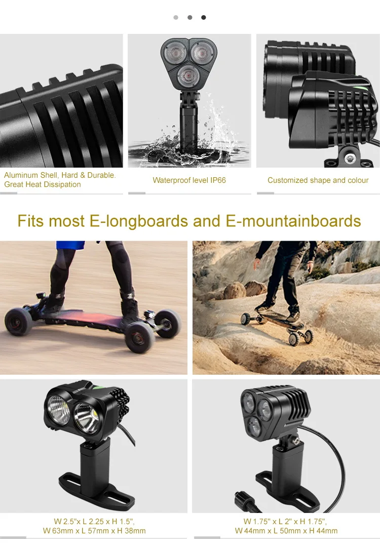 OEM Electric Scooters Led Lights 12V~48V~72V Xhp50.2 5000lm Head Front ...