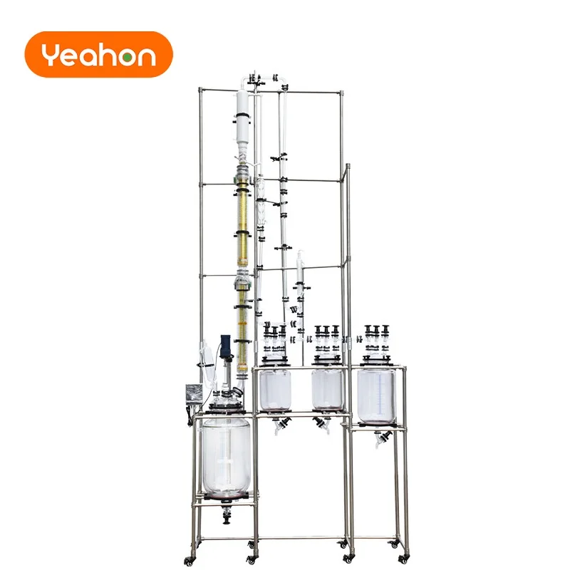 Lab vacuum reaction distillation device distillation column ...