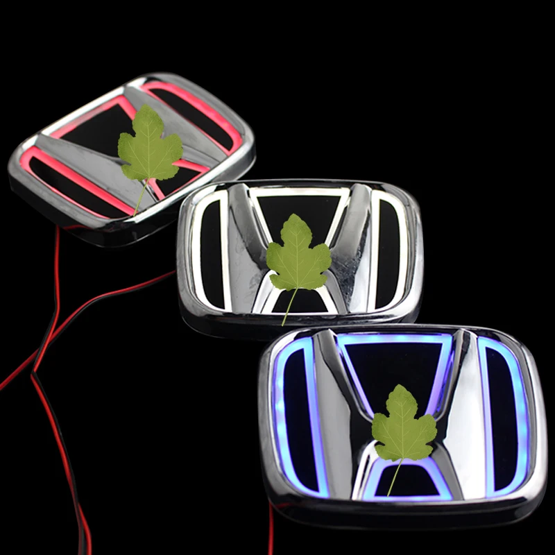 5d Illuminated Car Badge Led Light Auto Logo Lights Car Front Rear ...