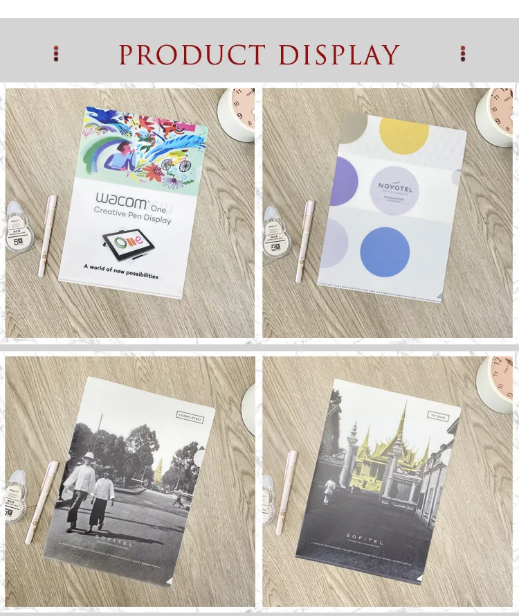 Factory Custom Print Classification A4 Plastic Pp Classification Bag ...