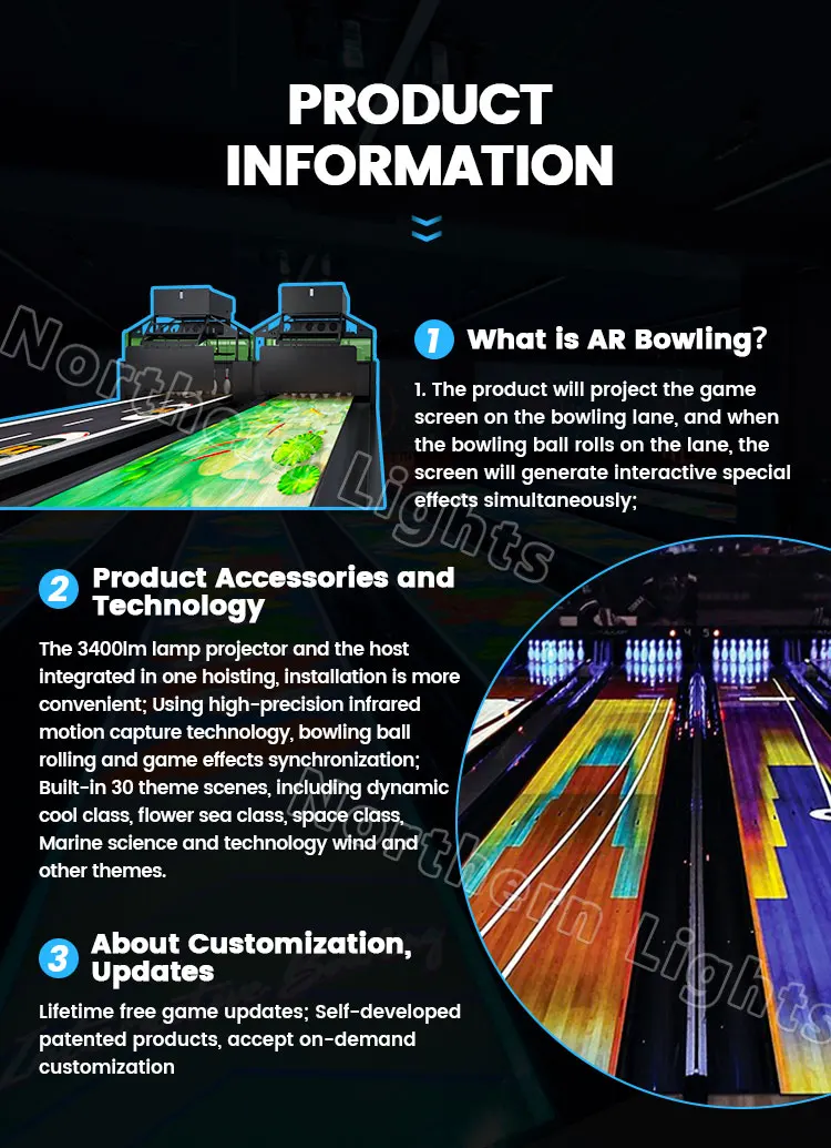 Interactive AR Bowling Alley Simulator - Northern Lights