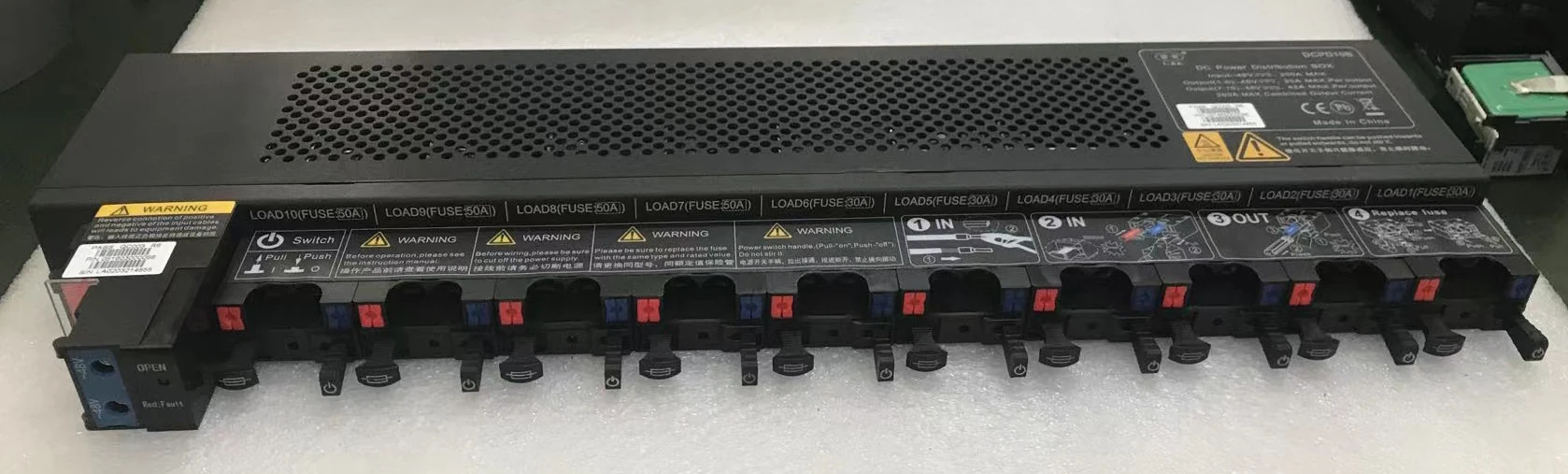 200a 48v Dc Pdu หน่วยจ่ายไฟสำหรับเทเลคอมไซต์ - Buy 48v Dc Pdu,Dc Power Distribution Unit,200a Dc ...