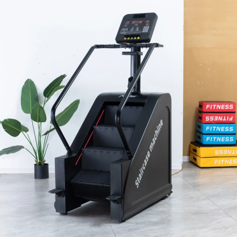 Aerobic Fitness Equipment Stair Machine Led Buttons Screen Electric ...