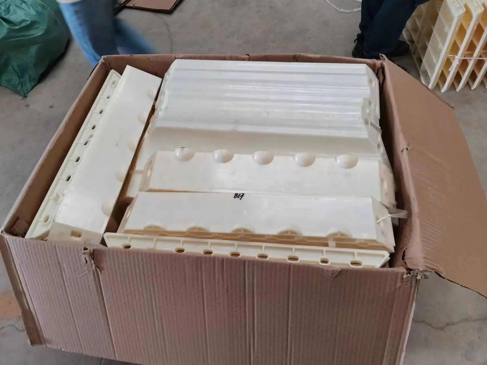 Concrete Fence Mold Cement Post Precast Balaster Plastic Railing ...