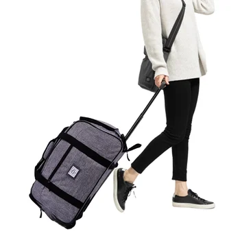 Custom Wheeled Rolling Duffel Bag Convertible 50l 75l 100l Carry On ...