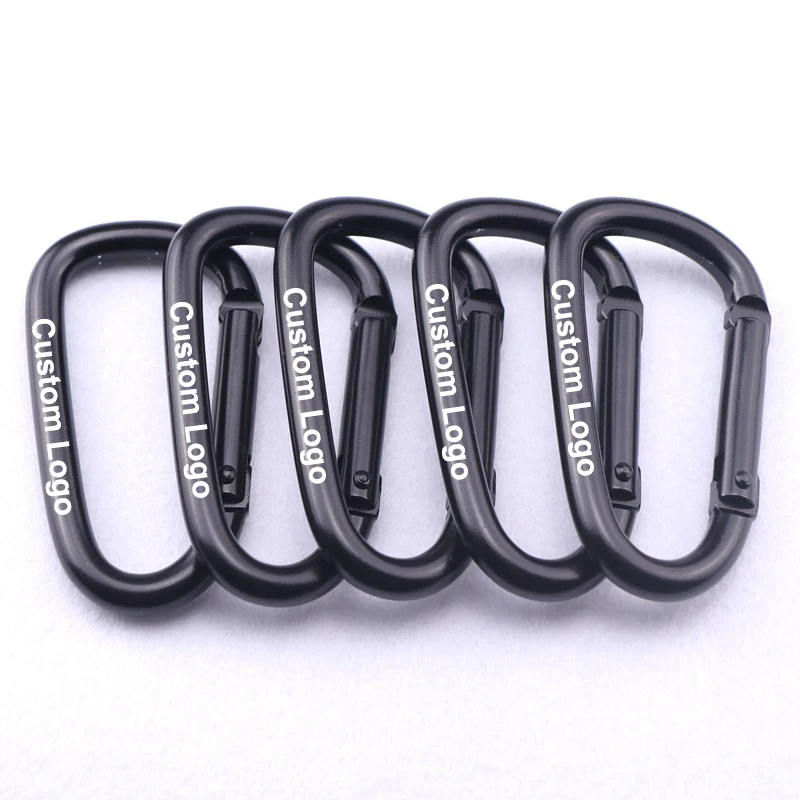 Aluminum Alloy Hooks Custom Logo 7# Promotional Metal Keychains All ...