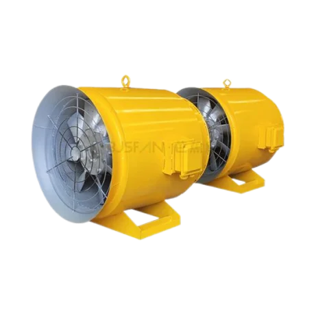 Coal/copper/chemicals Underground/tunnel/axial/ Guide Vane Mine Fan ...