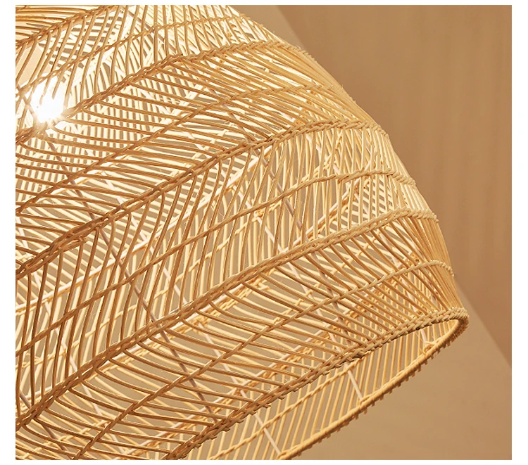 Southeast Asia Nature Design Wicker Rattan Pendant Lamp