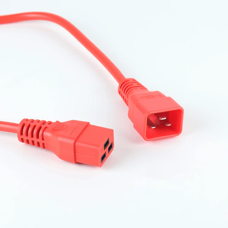 Custom Length C19 To C20 Heavy-duty Computer Power Extension Cord For ...