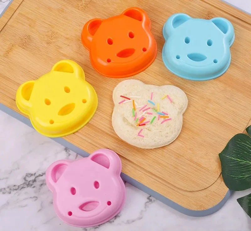 Hot Animal Sandwich Bread Cookie Cutter Mould Plastic Sandwich Cutters ...