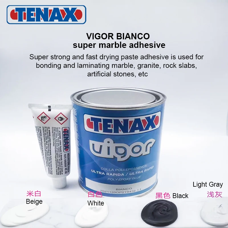 TENAX 1L Black Super Strong and Fast Drying Paste Adhesive