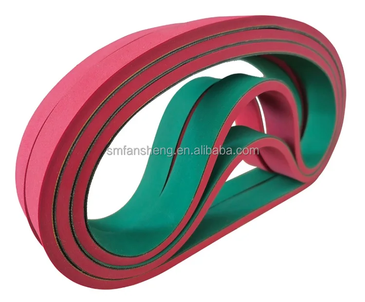 Red Natural Rubber Coating for Nylon Belt - Fansheng