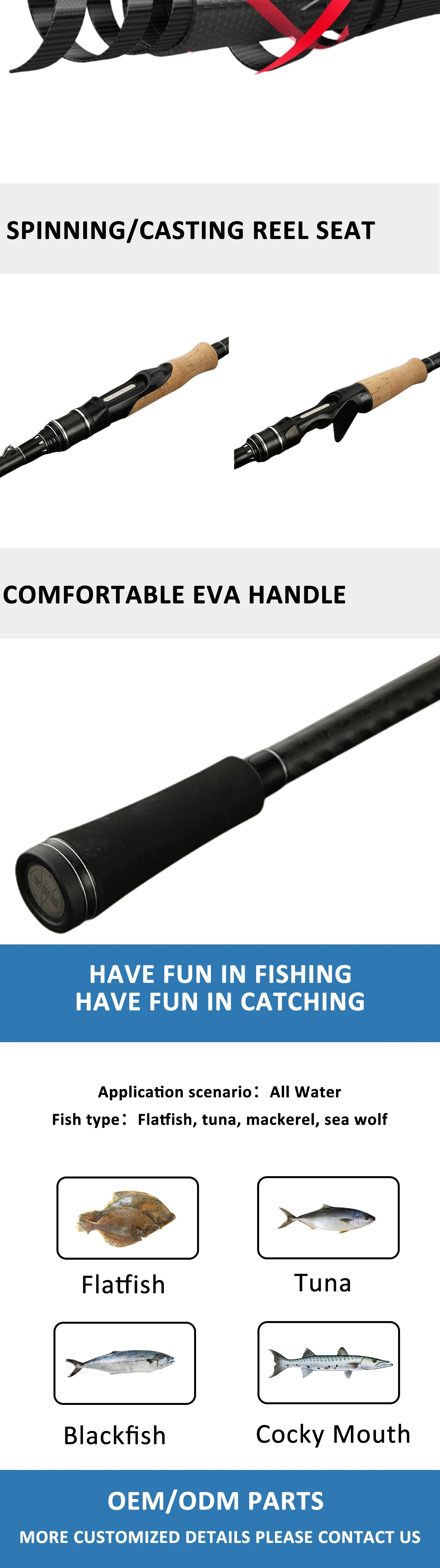 ToMyo Custom Sea BASS Fishing Rods 1 Piece| Alibaba.com