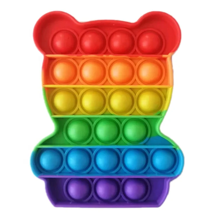 Popit Fidget Toys Anti Stress Relief Games Push Pop Bubble Toy For Boy ...