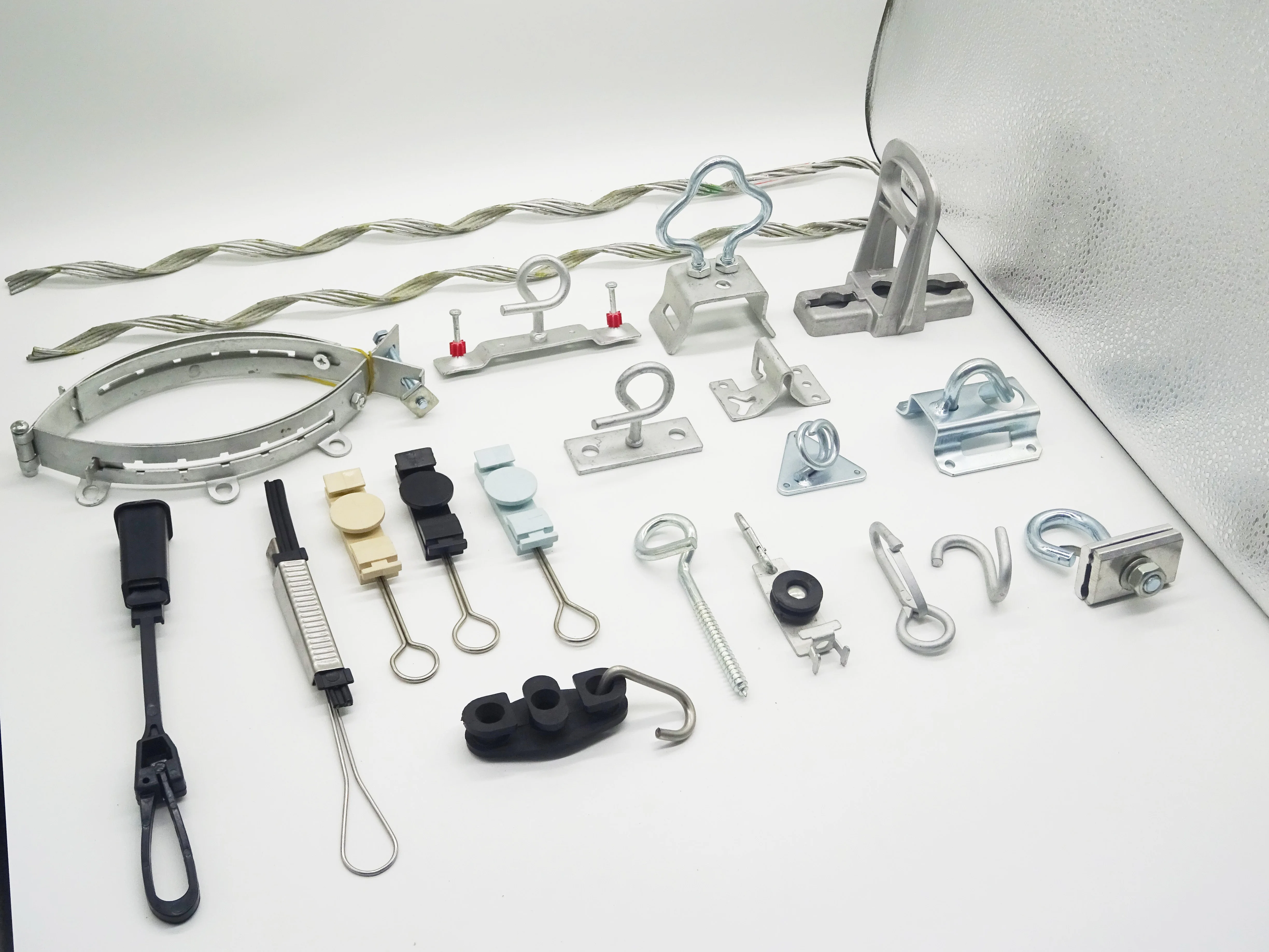 Outdoor Aerial Flat Cable Clamp Drop Wire Clamp Stainless Steel Ftth ...