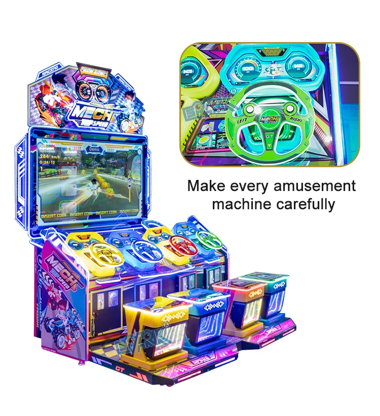 Simulator Arcade Car Racing Game Machine - 4D Race Video