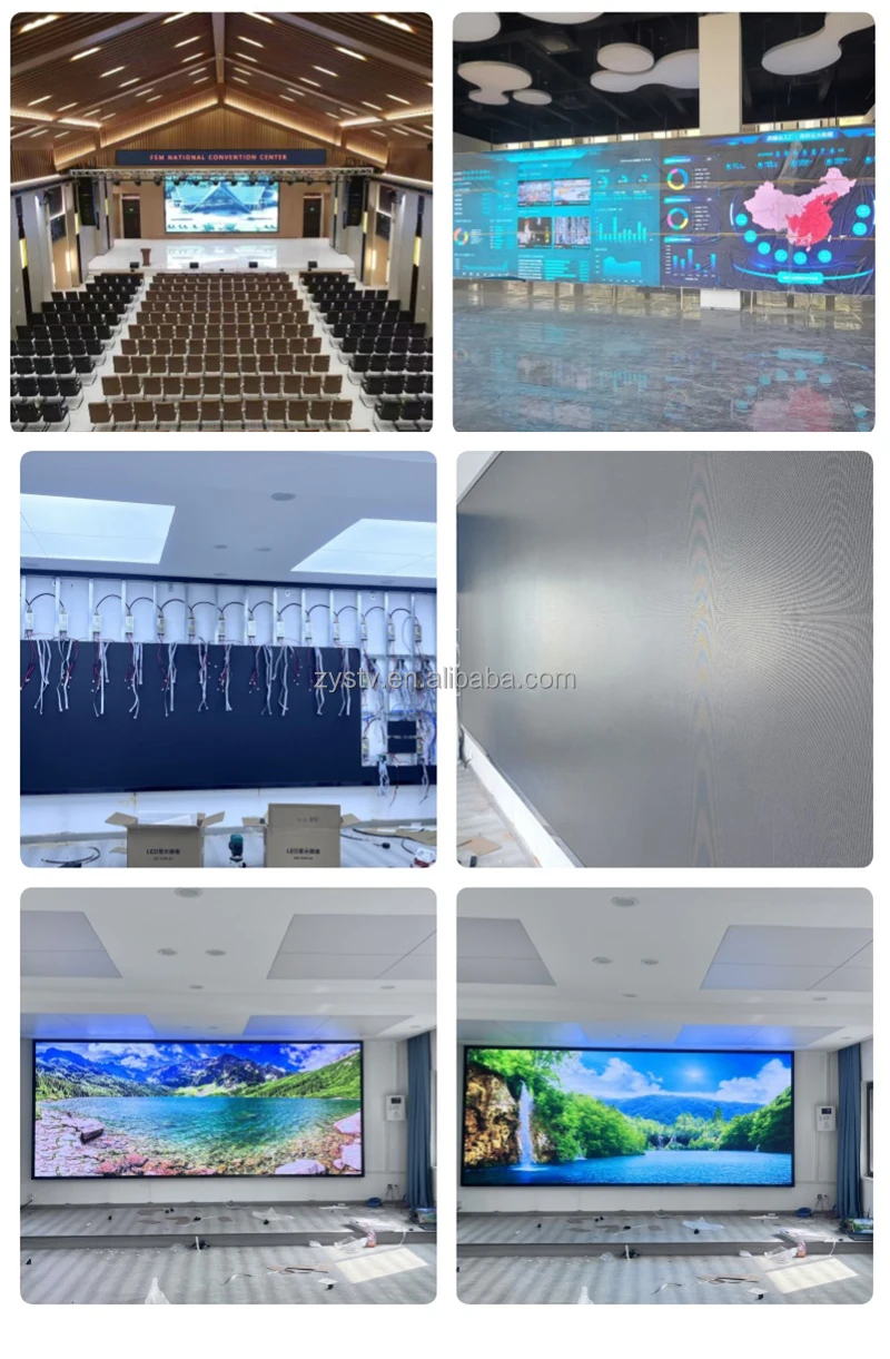 4K 8K Ultra-HD Fine Pitch P1.2 P1.5 P1.8 LED Display Indoor Private Cinema Screen Luxury LED ...