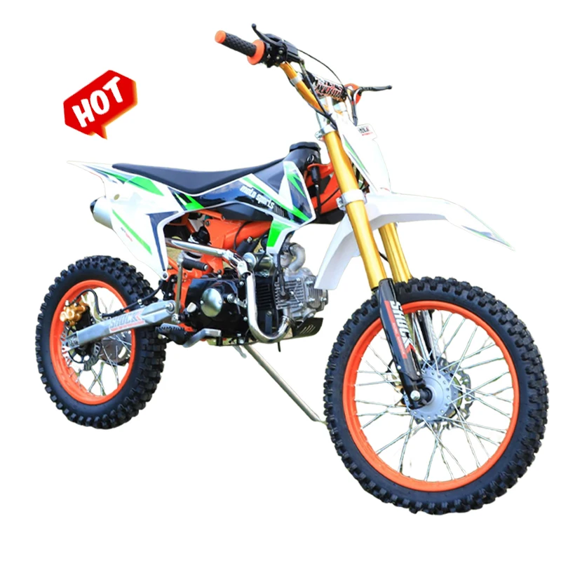 125CC Dirt Bike Big Wheel Crocs Dirt Bike Off Road Motorcycle 4 stroke ...