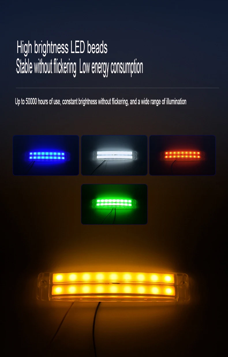 Cob Carriage Lights,Truck Truck Outline Edge Lights - Buy Side Warning ...