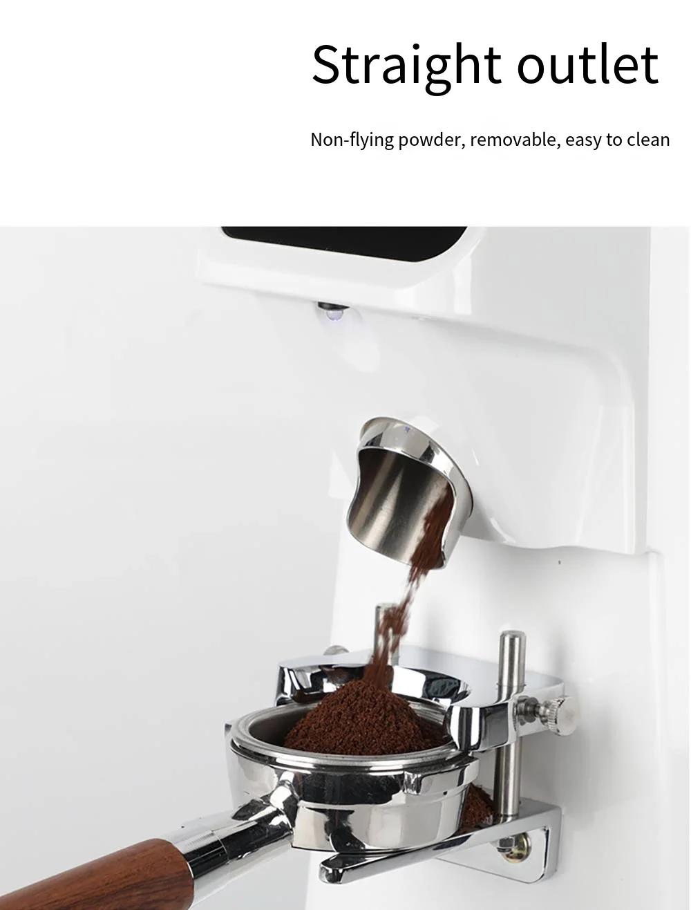 Commercial Electric Coffee Grinder with Touch Screen Big Capacity ...