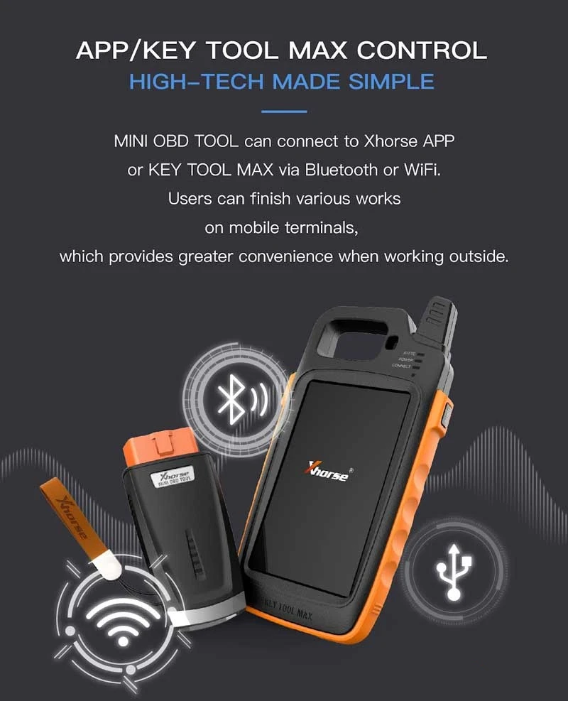 Xhorse Vvdi Key Tool Max With Vvdi Mini Obd Tool Key Programmer Support Generate Transponder And ...