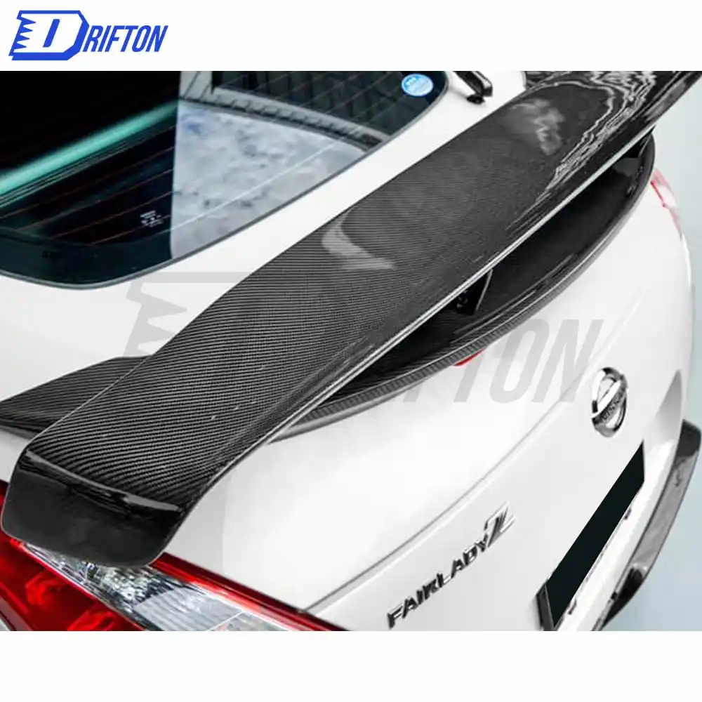 Var Style Carbon Fiber Trunk Spoiler for NIissan 370Z Z34 Wing| Alibaba.com