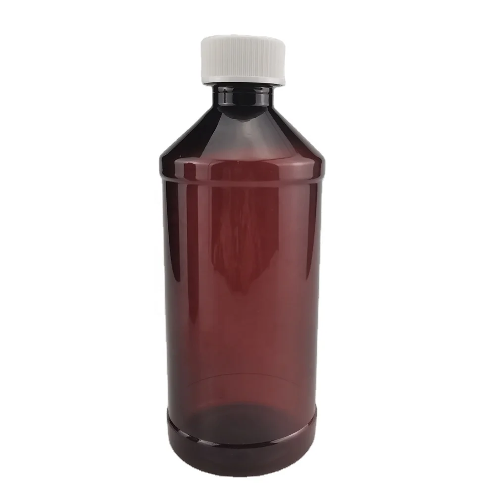 Wockhardt Lean Cough Syrup Bottle - 16oz Dark Amber PET