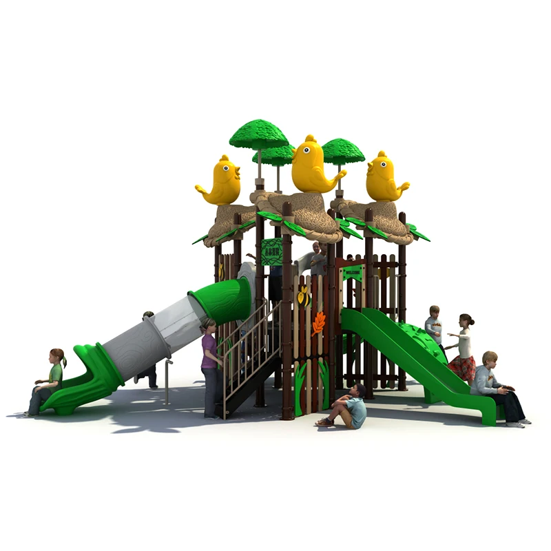 Commercial Large Outdoor Playground Equipment With Swings For Children ...