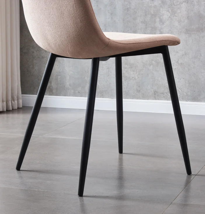Colorful Minimalism Metal Frame Upholstered Dining Chair - Buy Metal ...