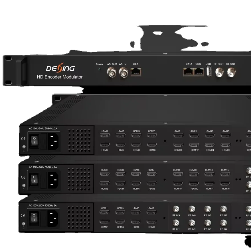 Nds3536s编码器调制器8/16/24高清mi (或高清mi加dvb-s2/s2x调谐器) 输入mpeg-4 Avc/h.264视频编码 ...