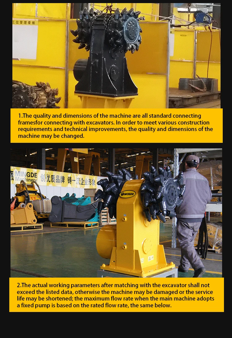 Drum Cutter For Cat320 Excavator Attachment Rock Milling - Buy Drum ...