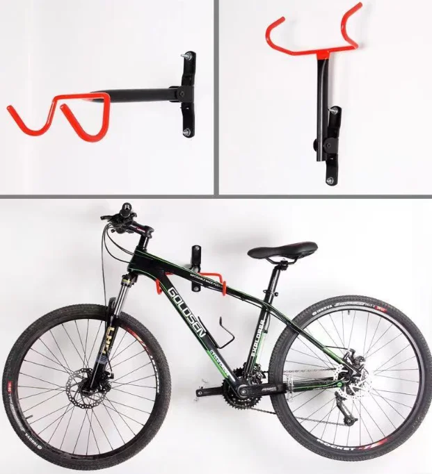Foldable Storage Rack Wall Bike Racks Anti-scratch Hanging Stand ...