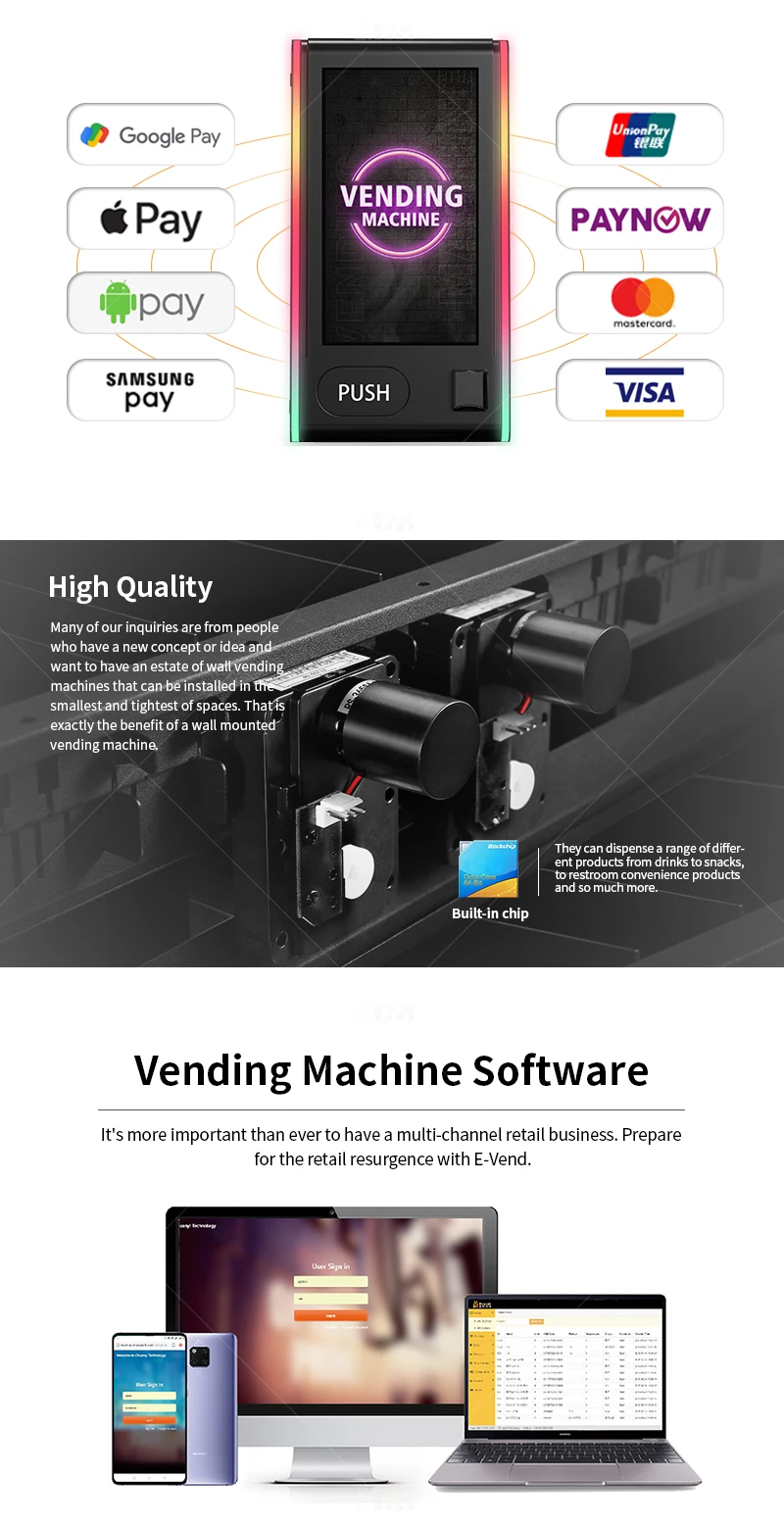 Mini Vending Machine Touch Screen Vending Machines Cbd Hemp Vending ...