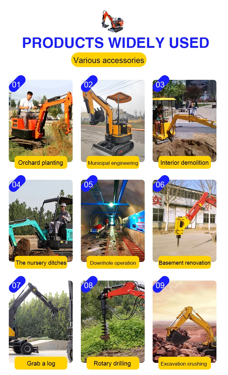 Construction Engineering Se08 800kg 0.8 Ton Excavator Kubota Engine Mini Pelle Micro Digger ...