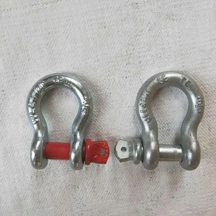 Bolted Bow Shackle High Strength Shackle Surface Galvanized For Use In ...