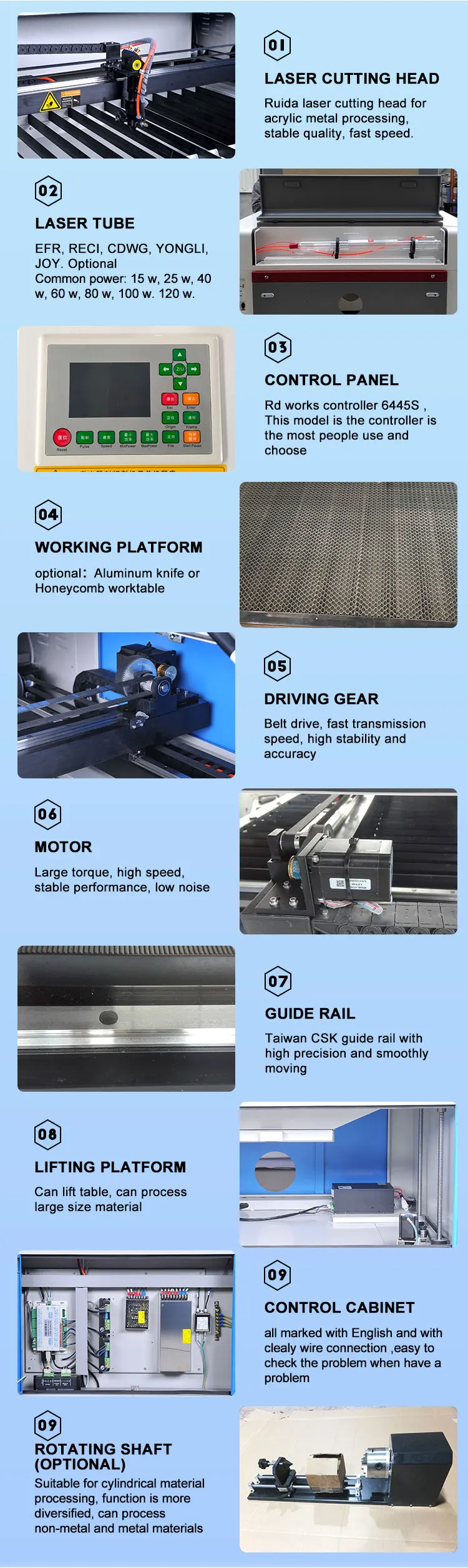 4060 6090 Co2 Laser Engraving Machine 150w Laser Cutter Laser Cutting ...