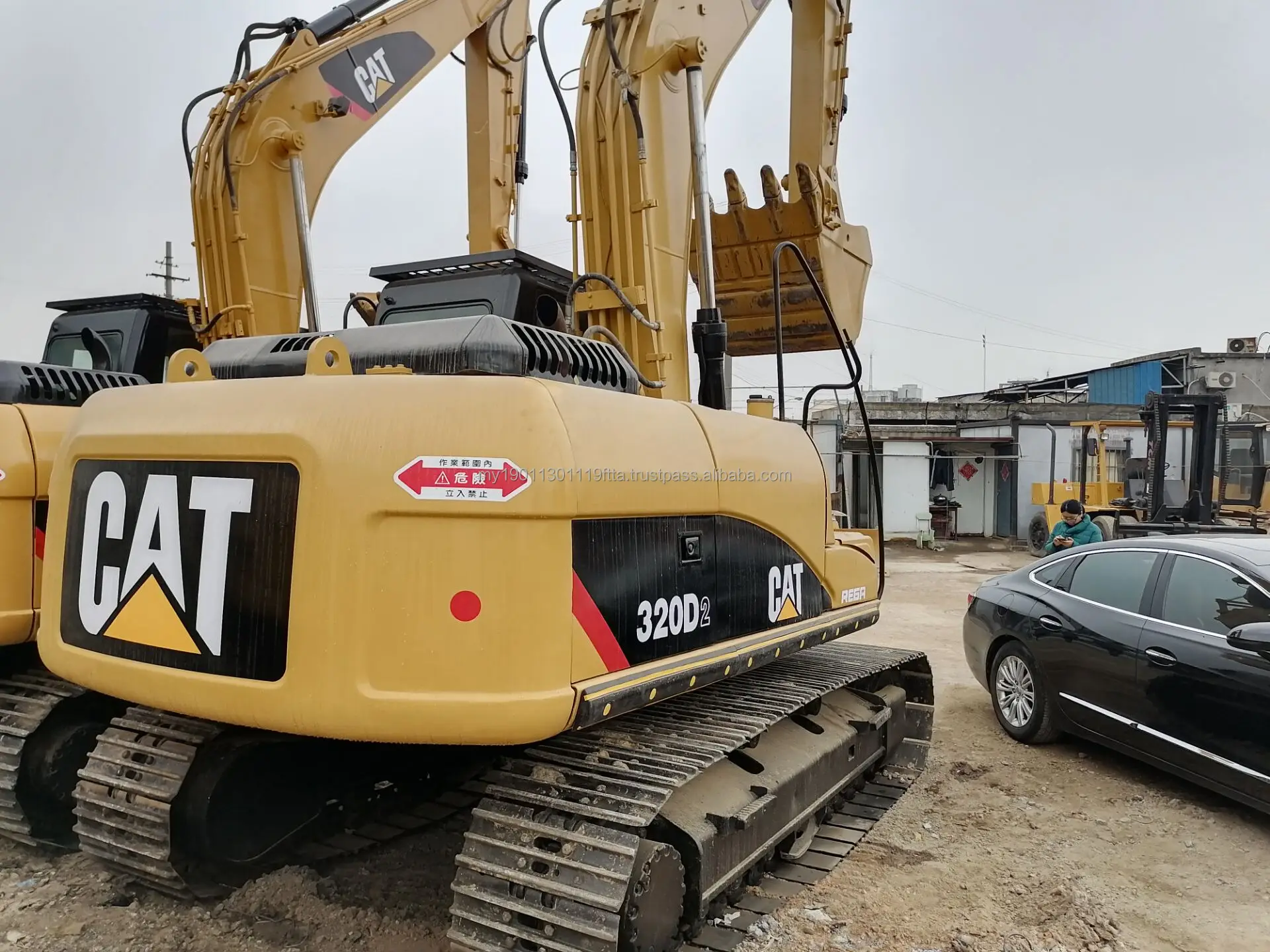 Used Caterpillar 320d Excavator from Japan 20T Equipment with Core ...