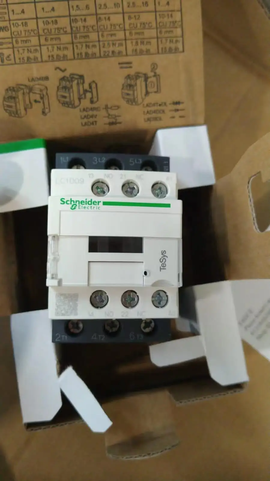 Contactor LC1-D65 220V Coil AC Contactor - 9A-630A Rating