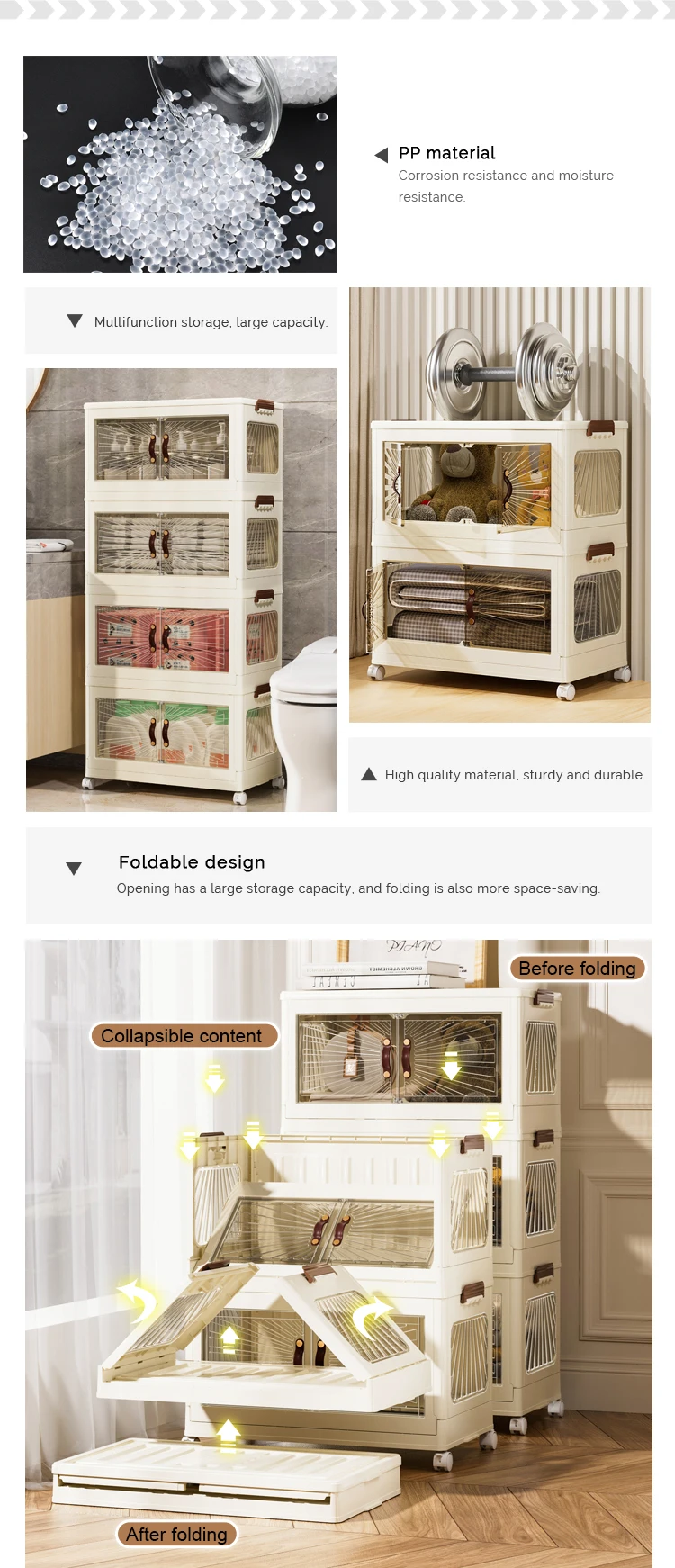 Multifunction Eco-Friendly Storage Organizer Boxes