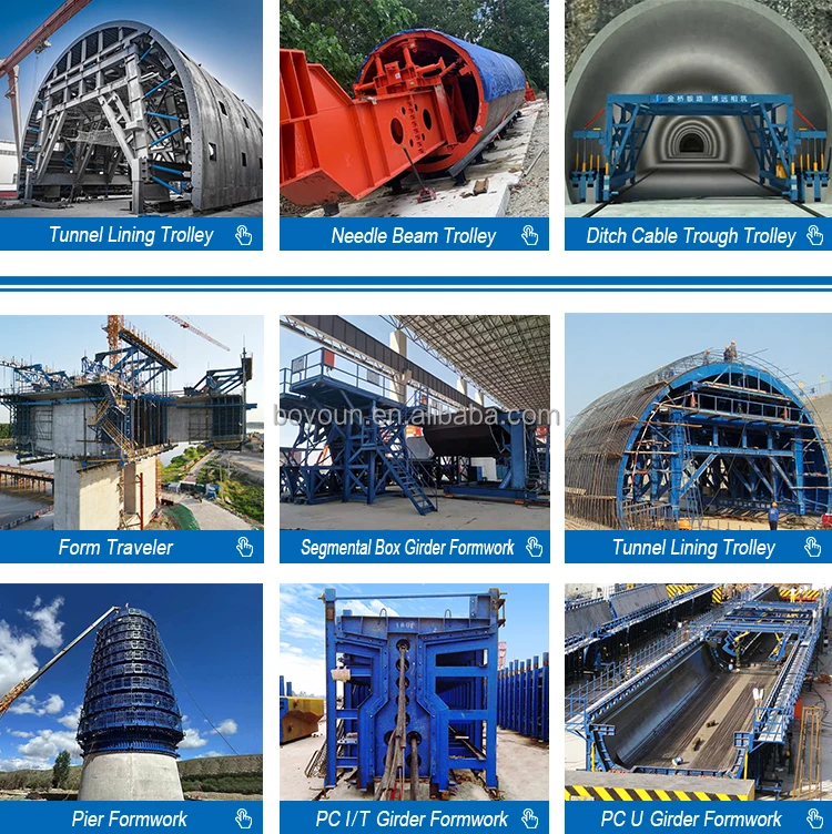 Better Quality Q235B Steel Tunnel Lining Trolley Formwork