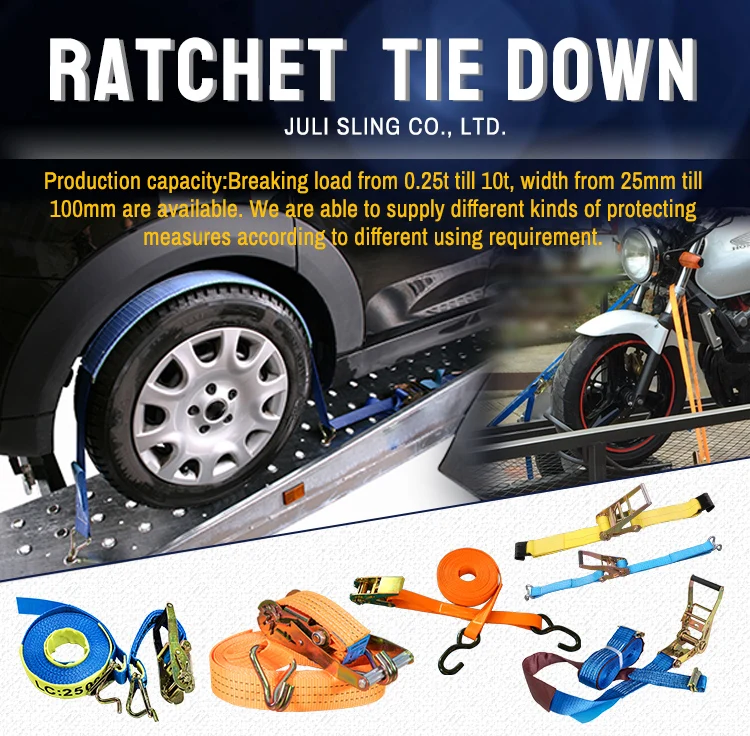 Juli Adjustable Rubber Tie Down Strap Ratchet Steel Aluimum Plastic ...