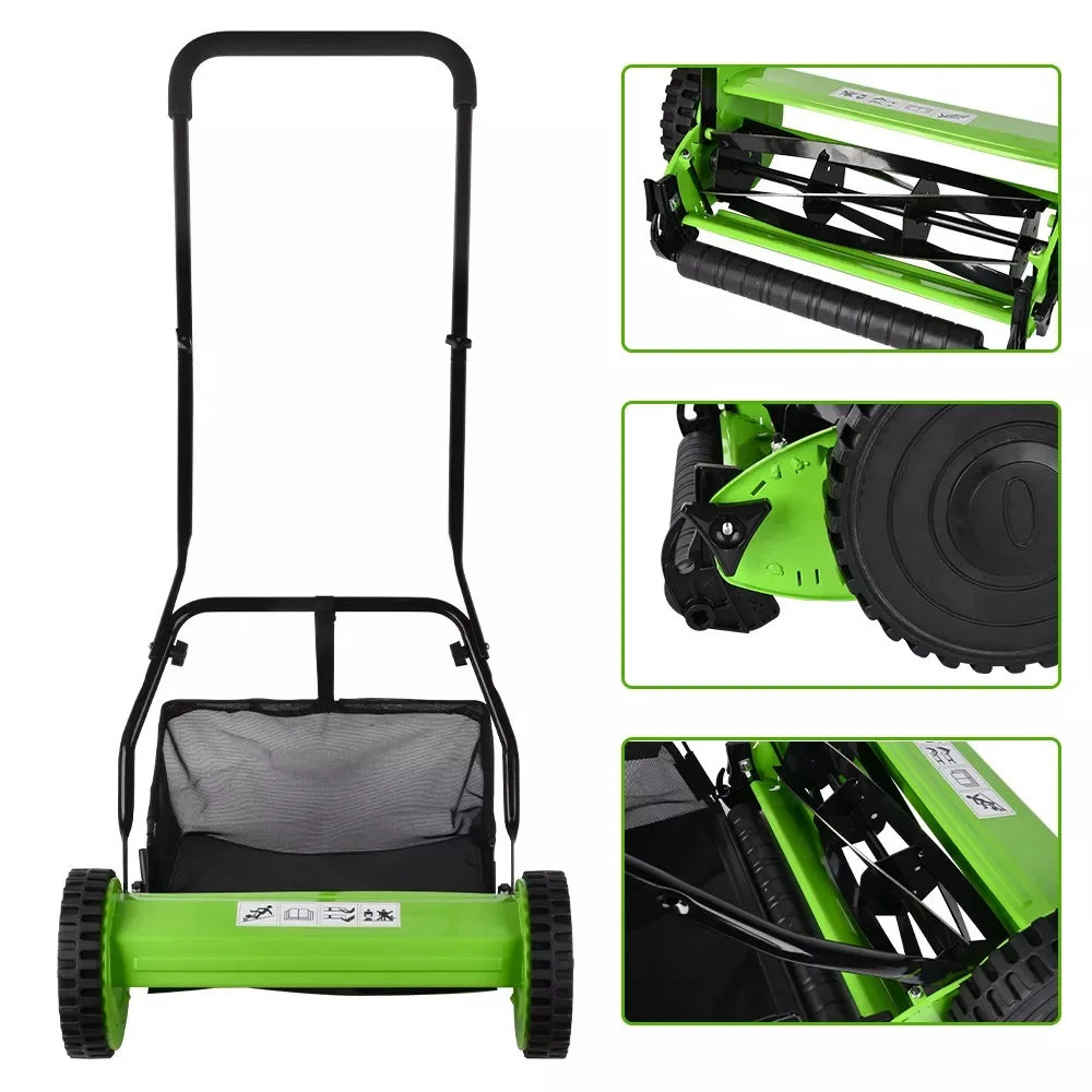 VERTAK 16" Height Adjustable Manual Push Mower - OEM Available