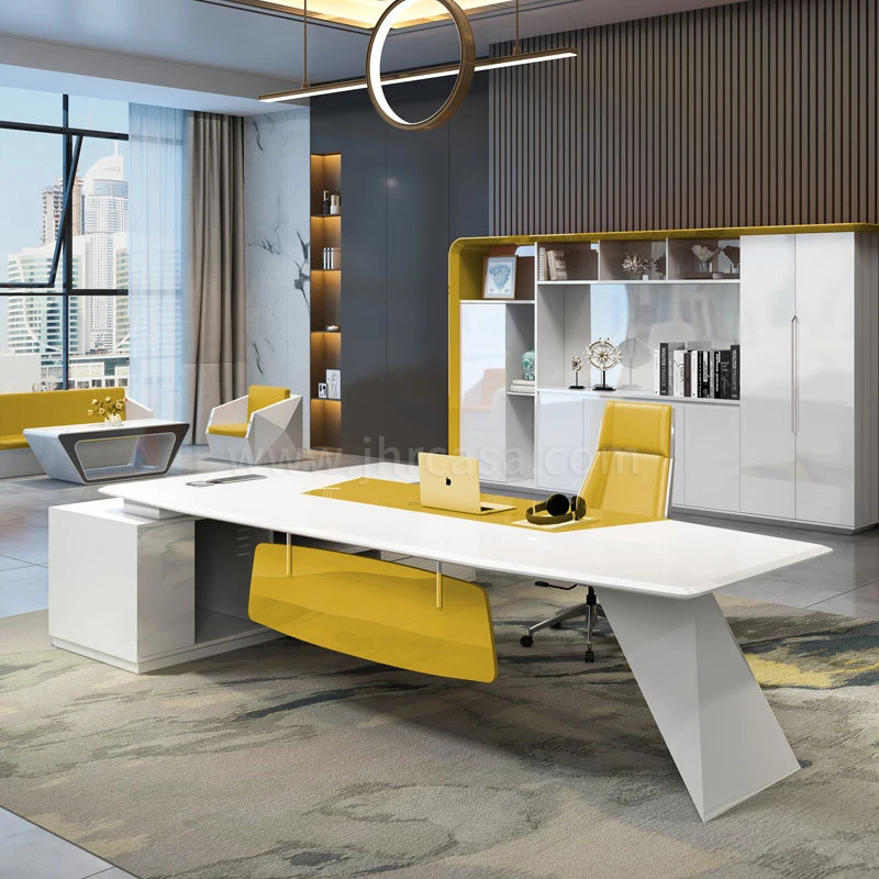 Luxury Ceo Boss Executive Large Modern Wooden Office Table Design In ...