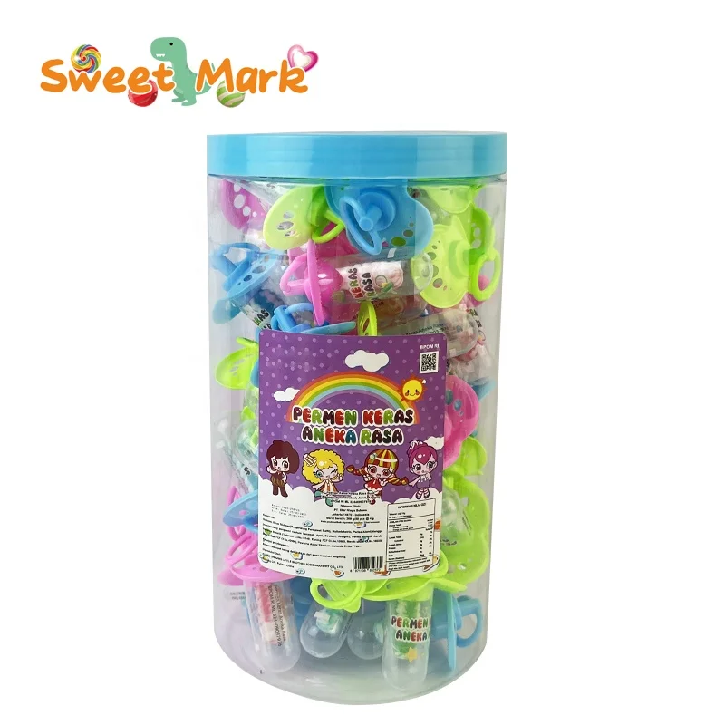 Funny Pacifier Shape Candy Nipple Hard Candy Fruit Flavor Halal Candy ...