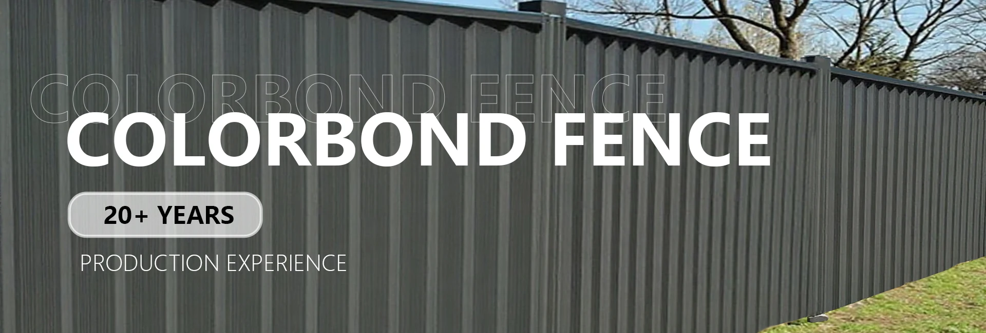 China Manufacture Grey Colorbond Material Panels Security Metal Privacy ...