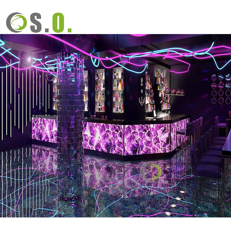 Modern Luxury Smoking Club Bar Interior Design Shisha Lounge Hookah Bar ...