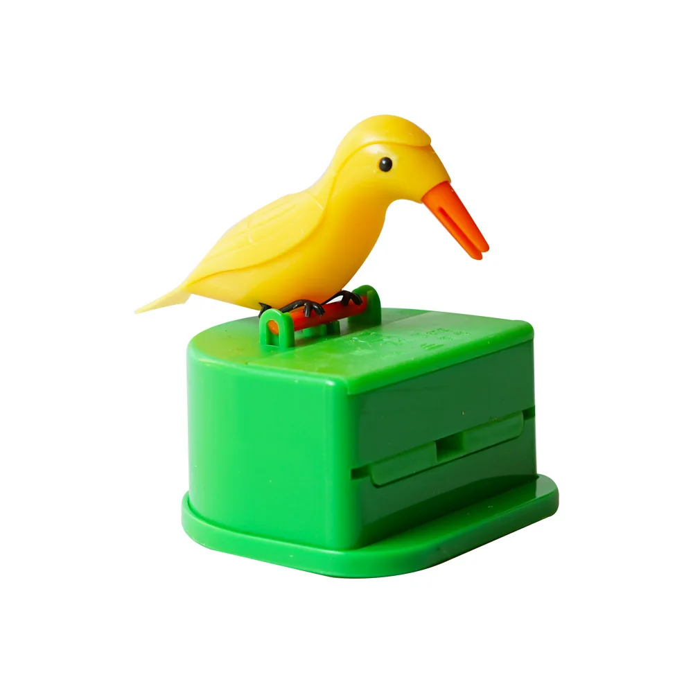 New Design Creative Colorful Bird Toothpick Holder PushType Toothpick ...