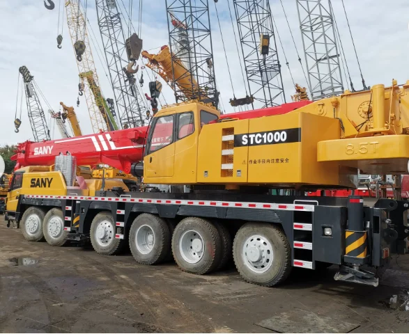 Alibaba.com: SANY STC1000 100 Ton Truck Hydraulic Mobile Crane, used ...