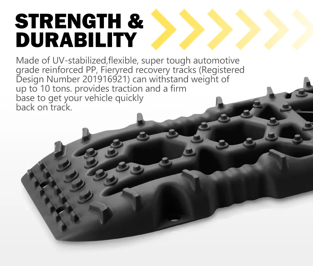 FIERYRED Recovery Tracks - Durable 10t Sand Snow Mud Solutions